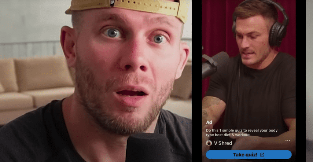 James Smith Calls Out V Shred Over Fake Joe Rogan Appearance - Gymfluencers